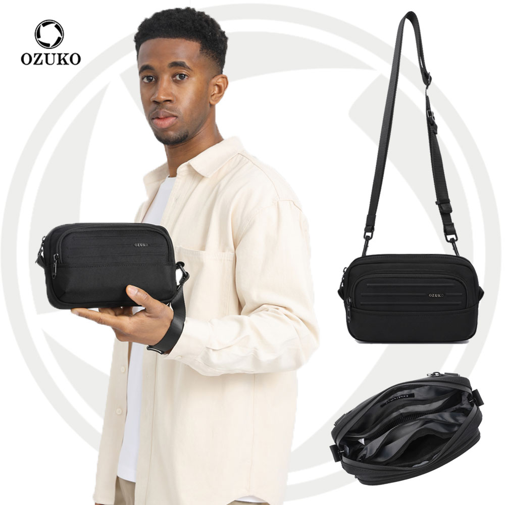 OZUKO 9798 Fashion Lightweight Shoulder Sling Bag for Men Waterproof ...
